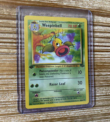 Weepinbell 48 (Jungle 1999) Pokemon Card