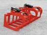 60" Dual Cylinder Root Rake Grapple Attachment Fits Kubota Tractor ...
