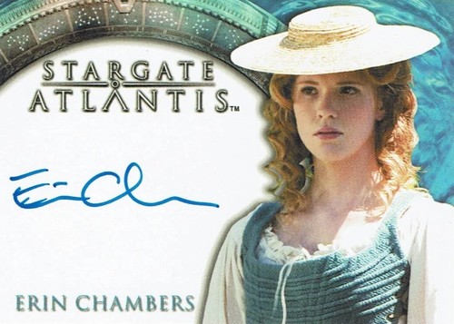STARGATE ATLANTIS SEASON 1 AUTOGRAPH ERIN CHAMBERS as SORA (CASE TOPPER ...