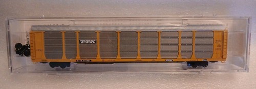 N-scale Auto Rack Train TRAILER TRAIN TTX 89' Tri-Level Closed ETTX ...