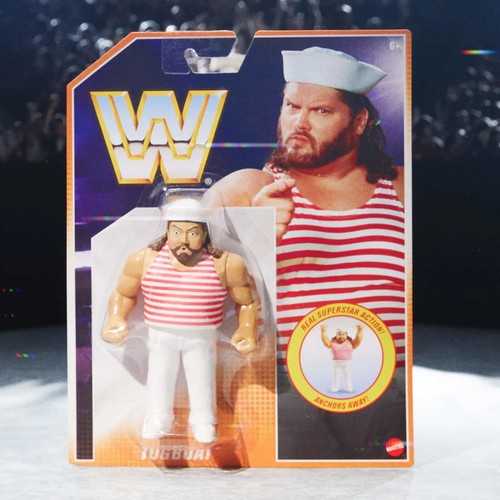 WWF WWE Mattel Retro Tugboat Action Figure Factory Sealed | eBay