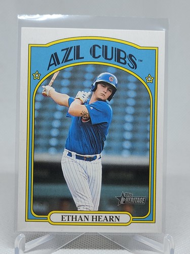 Ethan Hearn 2021 Topps Heritage Minors #168 Chicago Cubs E3B | eBay