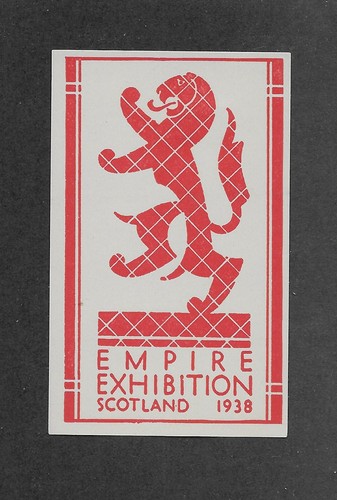 SCOTLAND 1938 EMPIRE EXHIBITION LABEL (CC689) | eBay