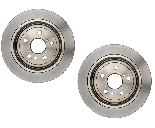 Pair Set Of 2 Solid Rear Disc Brake Rotors Dia 287 mm AcDelco For ...