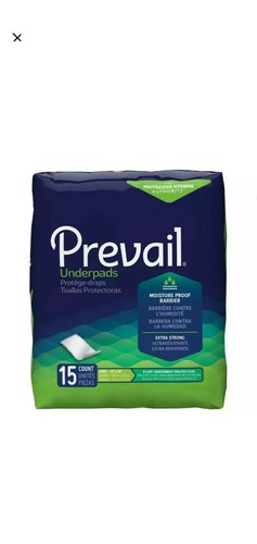 Prevail Underpad 23 X 36" fluff absorbent protection (15 count ...