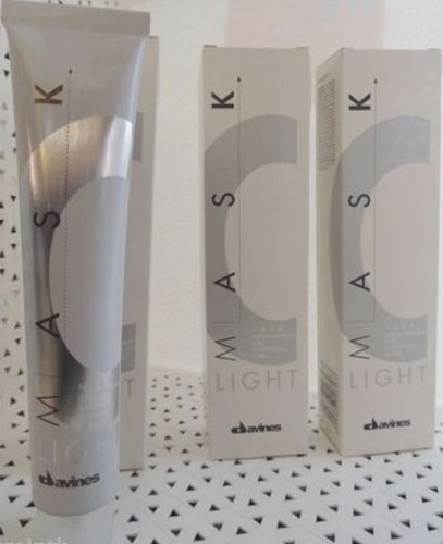 Lot of 3 Davines MASK Semi Permanent Hair Color Lightest Beige Violet ...