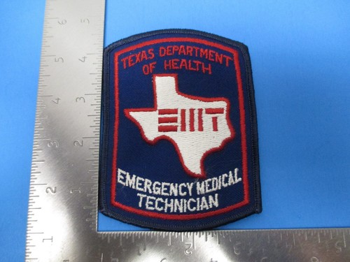 Texas Department of Healt Emergency Medical Technician Patch ...