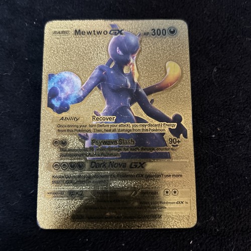 Pokémon TCG Destined Rivals Mewtwo Holo Foil Gold Rare Card | eBay