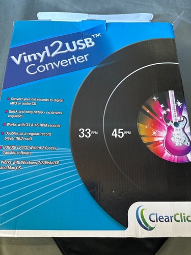 Vinyl 2 USB Converter Record Vinyl Albums to Digital Format NIB | eBay