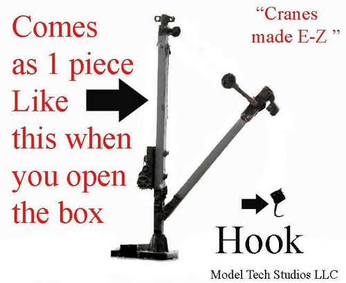 Derrick / Jib Loading Crane kit HO Scale Detailing 1/87 scale | eBay