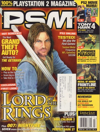 PSM July 2002 Lord of the Rings, Medal of Honor w/ML VG 070816DBE2 | eBay