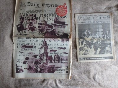 Daily Mirror in Collectable Vintage Newspapers (1920-1980) for sale | eBay