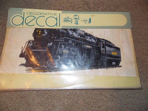 John Terry Decorative Decal Steam engine locomotive High Iron Co Nickel ...
