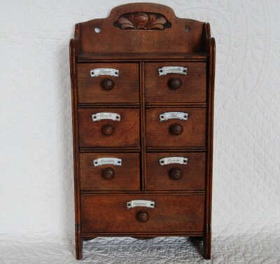 Antique Spice Box In Antique Primitives | eBay