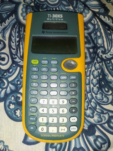 Texas Instruments TI-30XS MultiView Scientific Solar Calculator School ...