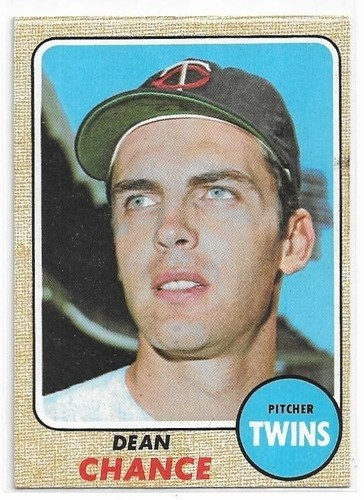 DEAN CHANCE 1968 Topps Baseball card #255 Minnesota Twins EX | eBay