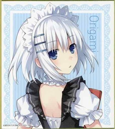 Tobiichi Origami Maid Clothes Colored paper Date A Live D-4 Prize | eBay