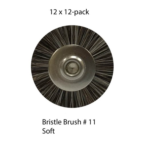 Dental Lab 144-pack (12 x 12/box) size #11 Soft Bristle Brushes New | eBay