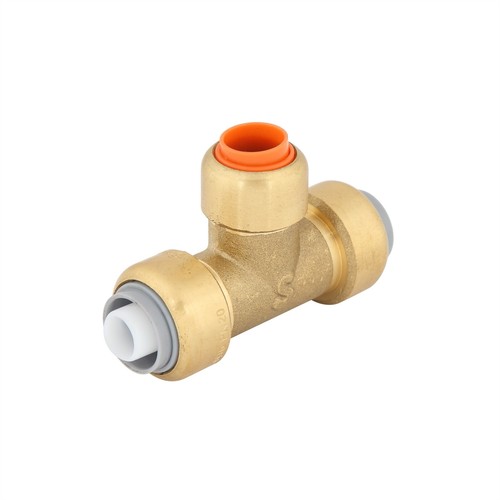 SmarteX P 16mm Pex x 1 / 2\" Copper Push Fit Brass Tee | eBay