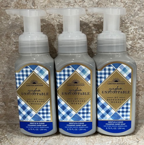 Bath & Body Works GINGHAM UNSTOPPABLE Gentle + Clean Foaming Hand Soap ...