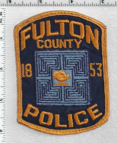 Fulton County Police (Georgia) 1st Issue Uniform Take Off Shoulder ...