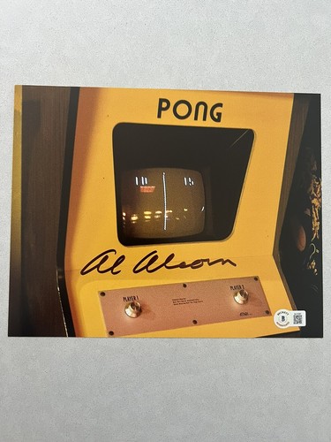 Allan Alcorn autographed signed 8x10 photo Beckett BAS COA Pong Creator ...