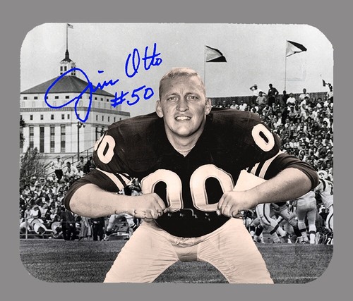 Jim Otto Oakland Raiders Facsimile Autographed Mouse Pad Item#2391 | eBay