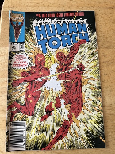 Marvel Comics: The Saga of the Original Human Torch Issue #4, July, 1990 | eBay