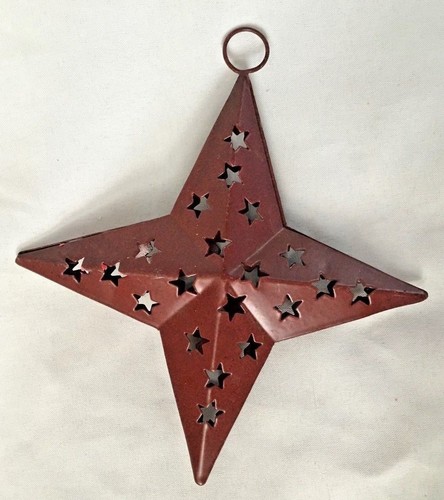 Brown Metal 5X5" Star with FOUR POINTS Ornament Figurine | eBay