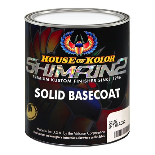 House of Kolor S225 Jet Black Shimrin2 Solid Basecoat (Gallon) | eBay