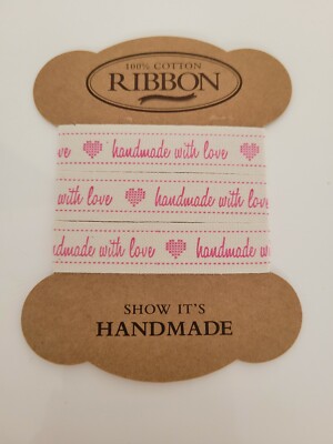 Handmade With Love Ribbon for sale | eBay