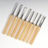 8pc PROFESSIONAL WOOD LATHE CHISEL TURNING SET SKEW SPEARPOINT GOUGE | eBay