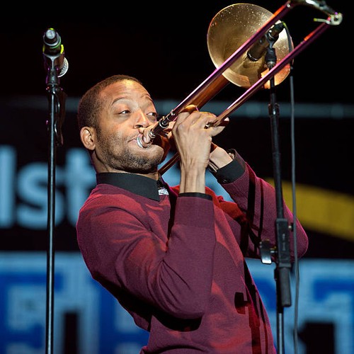 Troy Andrews of Trombone Shorty & Orleans Avenue performs at the 2- Old ...