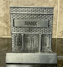 vintage metal bank building for sale | eBay