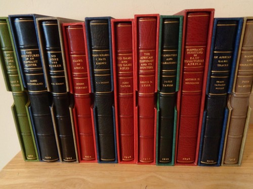 11 volume AFRICAN HUNTING set signed TROPHY ROOM BOOKS ltd ed #8/25 ...