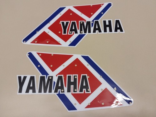 YAMAHA TY250 MONO VINTAGE PERFORATED TANK DECALS GRAPHICS STICKERS ...