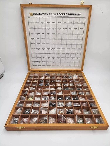 Big Specimen 100 Rocks and Mineral Identification Kit | eBay