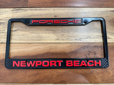 Porsche License Plate Frame for sale | eBay