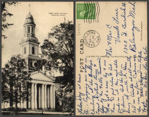 CONNECTICUT Danbury VINTAGE POSTCARD | eBay