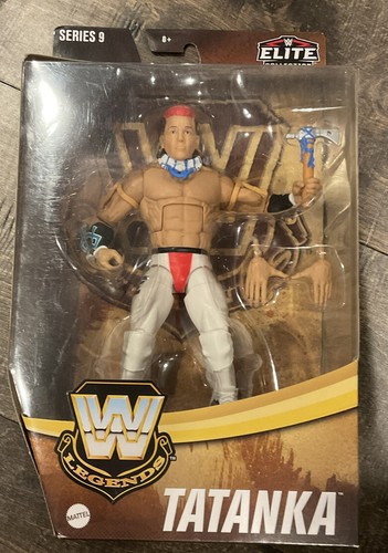 Mattel WWE Elite Legends Series 9 Tatanka Figure WWF NEW NATIVE ...