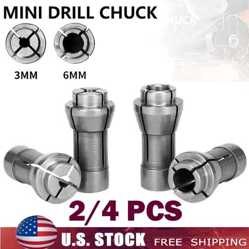 2/4Pack Die Grinder Collet 3MM 6MM Grinding Machine Clamping Collet ...
