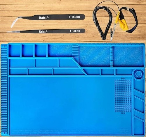 S-180 Large Silicone Soldering Mat Magnetic Repair Platform Station ...