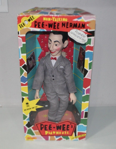 PEE WEE HERMAN Doll Non-Talking New In Box 1987 Ultra Rare Matchbox ...
