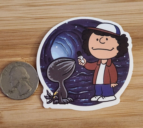 STRANGER THINGS STICKER Horror Sci-fi Laptop Sticker Chromebook DUSTIN ...