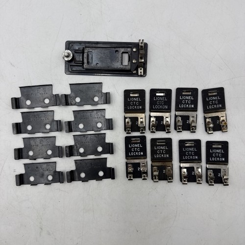 LIONEL O O27 GAUGE CTC LOCKON, 145C CONTACTOR, & TRACK CLIPS - LOT OF ...