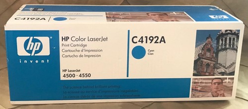 Genuine HP C4192A Blue Toner for Color Laser Jet 4500 4550 Nib | eBay