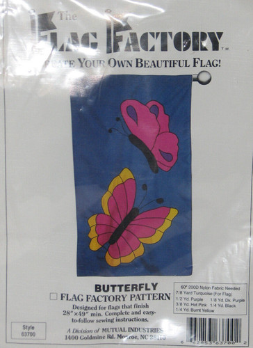 Outdoor Flag Pattern The Flag Factory 28" x 49" Butterfly Butterflies ...
