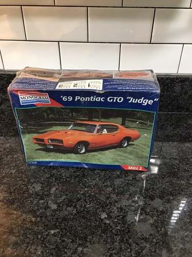 RARE Monogram 1969 Pontiac GTO Judge Model Car Kit 2443 Noss for sale ...