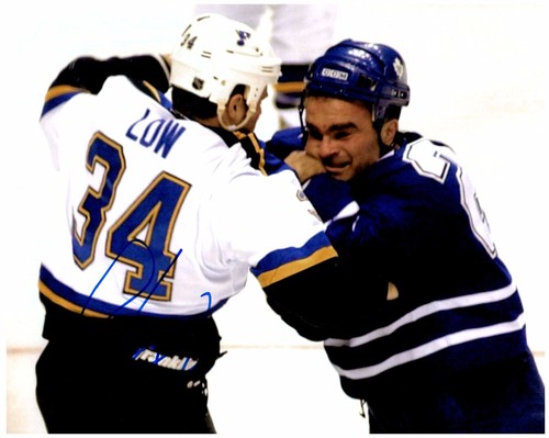 St. Louis Blues REED LOW Signed Autographed 8x10 Pic C | eBay