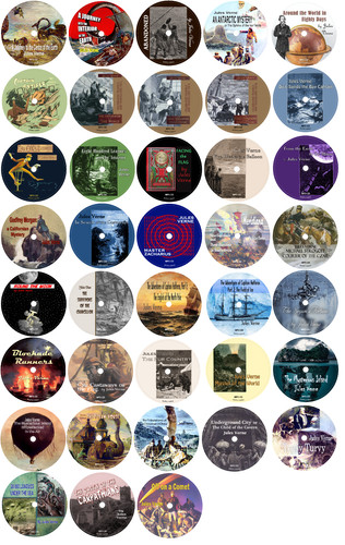 Jules Verne 38 Classic Science Fiction /Adventure Audiobooks in 38 MP3 ...